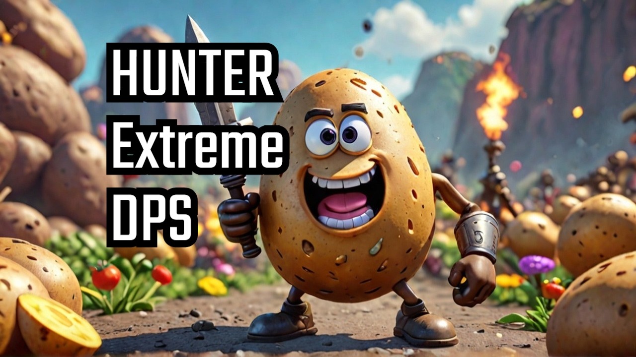 Brotato Hunter Reaches INSANE DPS at Level 20 - YouTube