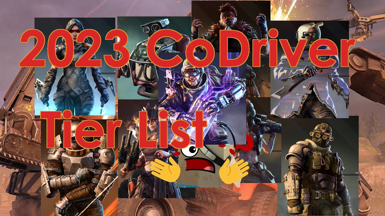 2023 Co Driver Tier list - YouTube