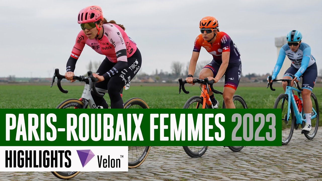 Thrilling race with late twist | Paris-Roubaix 2023 Femmes highlights ...