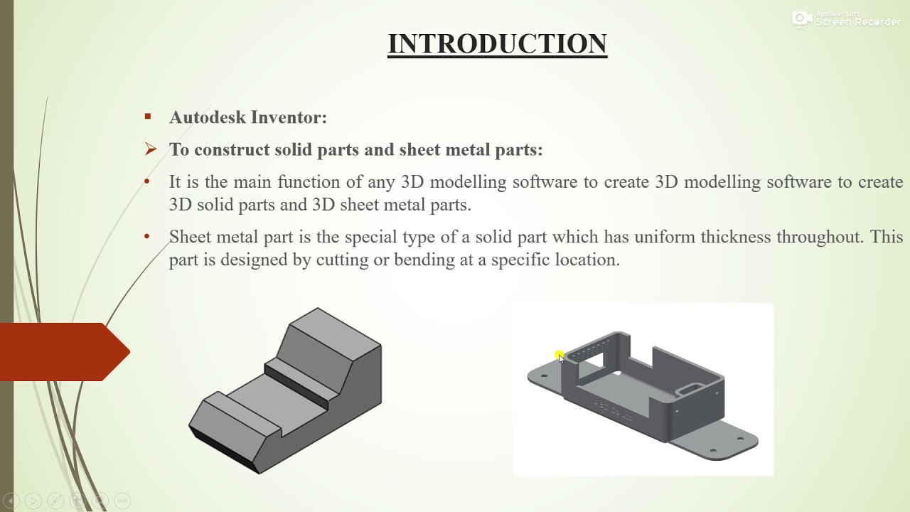 CAD: Chapter-5: Introduction, Autodesk Inventor, Types of Files in ...
