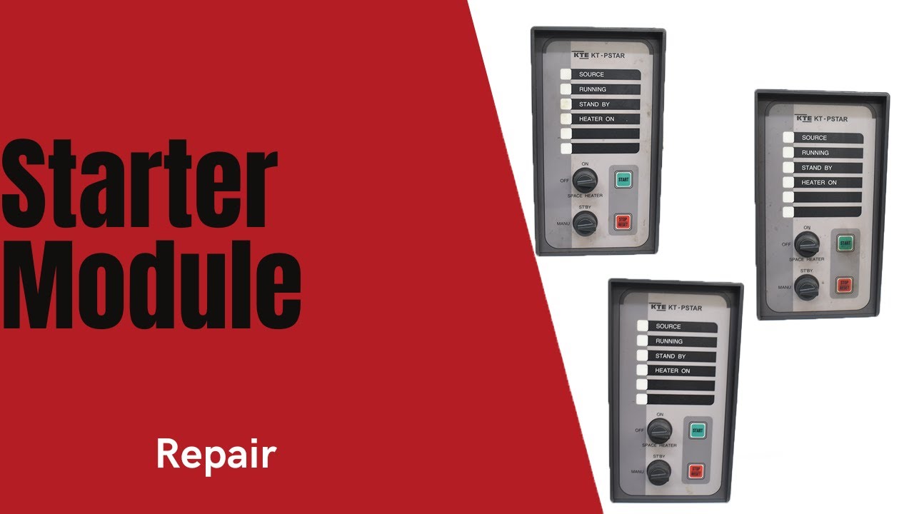 Starter Module (3) Repair - YouTube