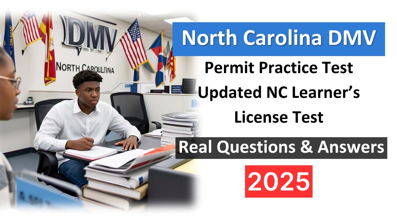 North Carolina DMV Permit Practice Test 2025 – Updated NC Learner’s ...