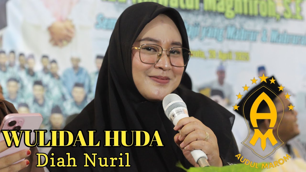 WULIDAL HUDA || LIVE REBANA AUDUL MAROM || Voc. DIAH NURIL - YouTube