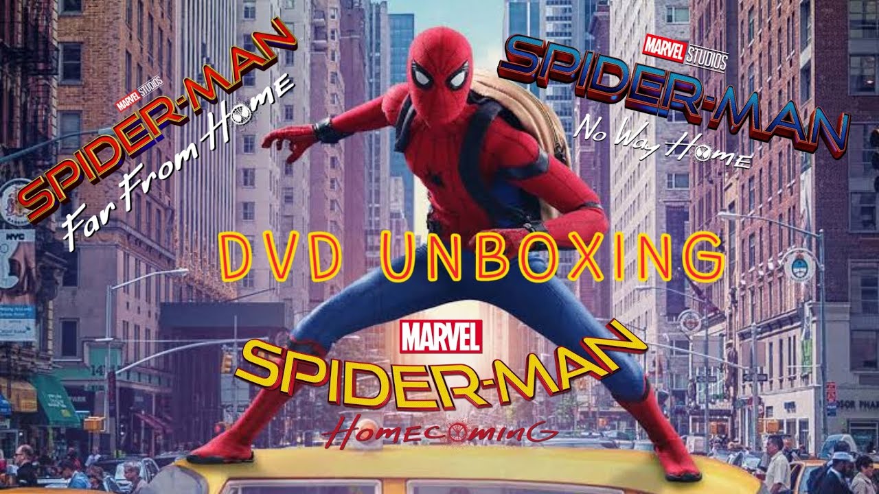 Spider-Man: 3-Movie Collection (2022) Tom Holland | DVD Unboxing - YouTube