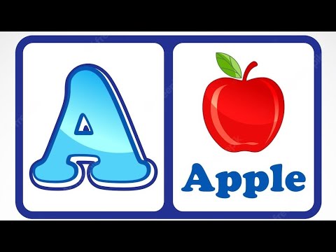 alphabet flash card for toddler || abcd song || phonics flash card ...