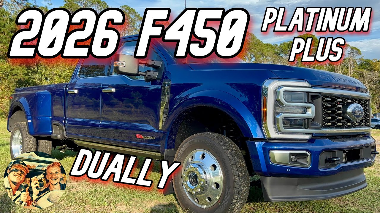 🔥2026 FORD F-450 PLATINUM PLUS FX4 | ARGON BLUE LUXURY DUALLY DIESEL ...