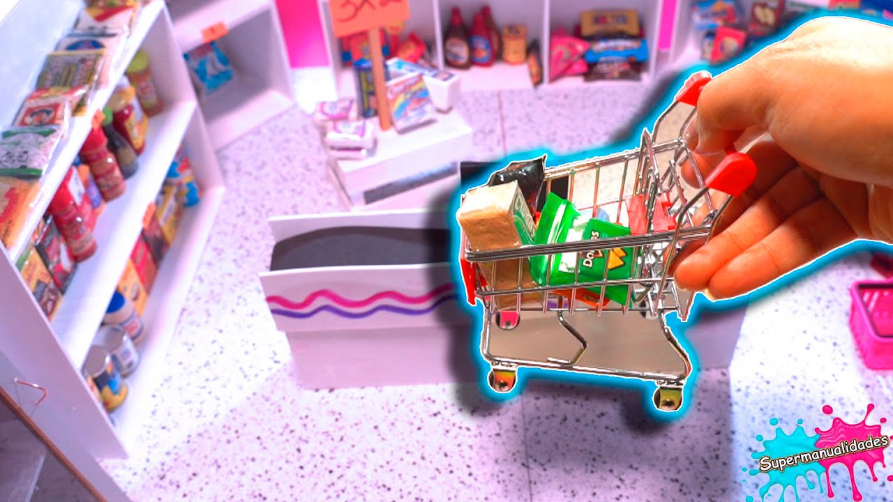 DIY Supermercado miniatura - Supermanualidades - YouTube