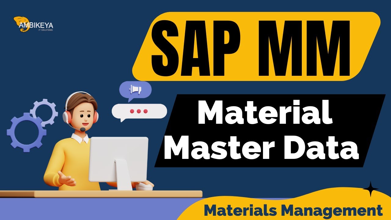 SAP- Material Master - YouTube