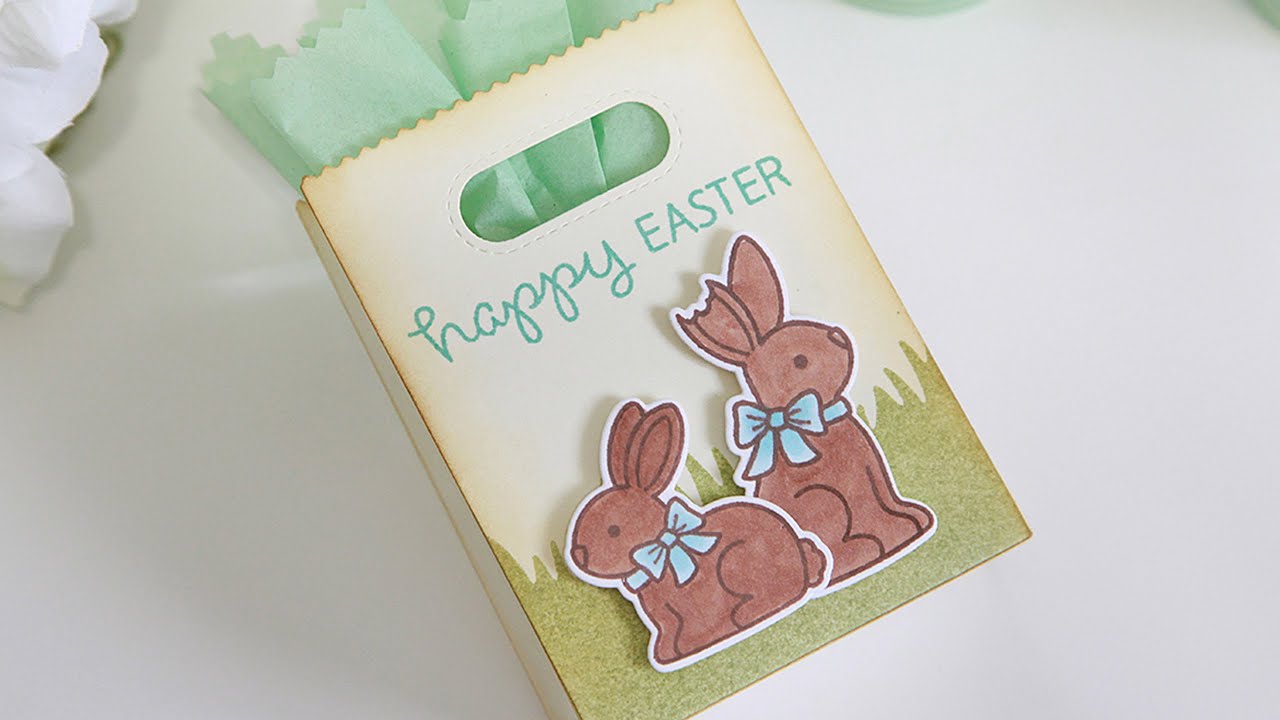 How to make an Easter treat bag - YouTube