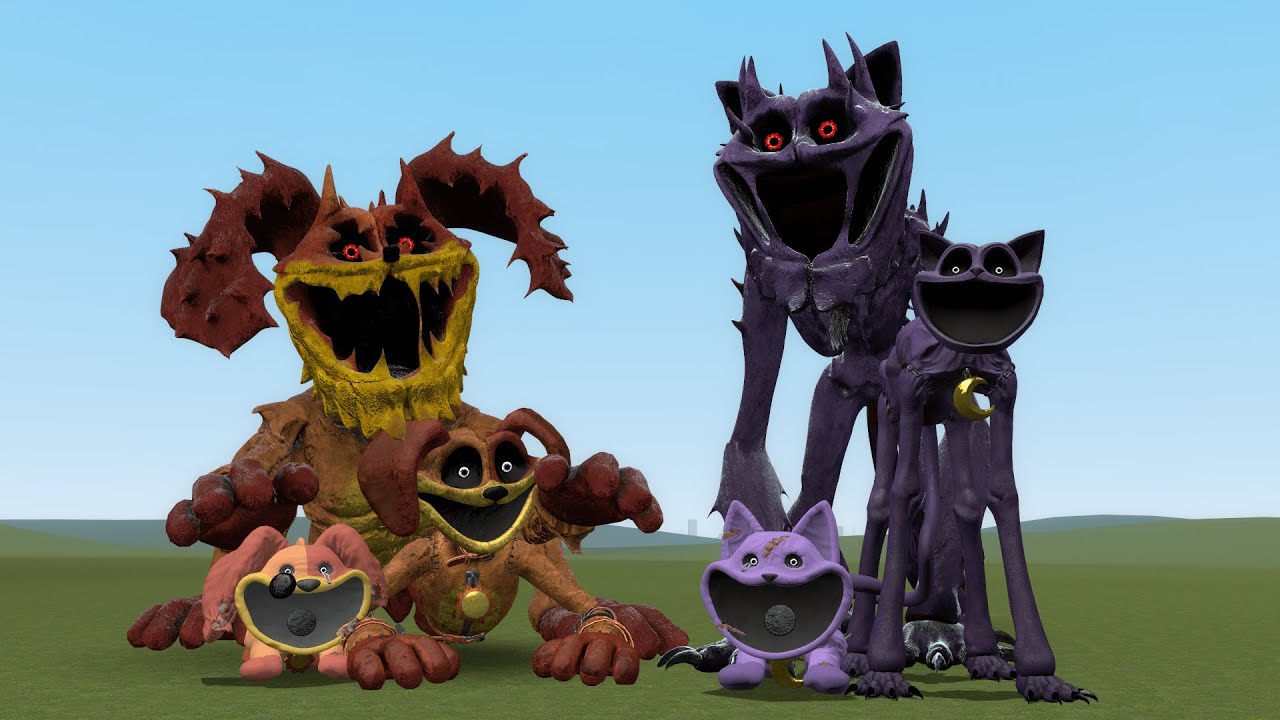 Evolution of Dogday And CatNap | Garry's Mod - YouTube