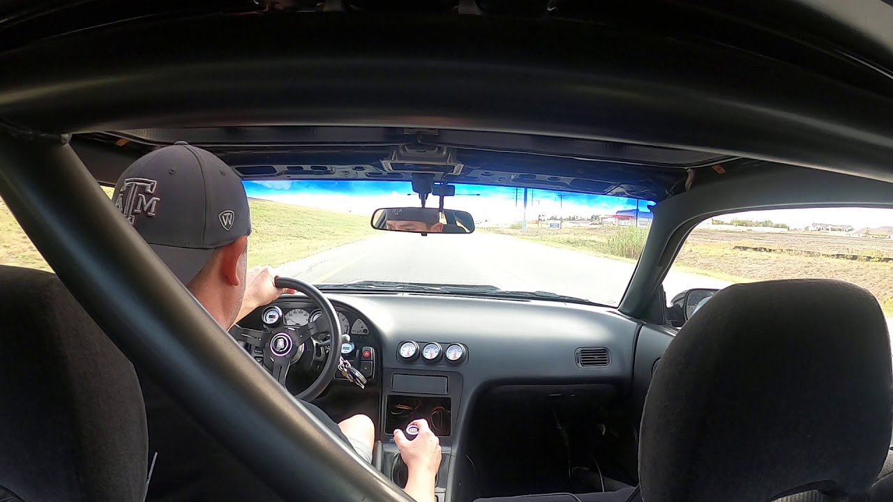 s13 Turbo LS - street tuning logs.... - YouTube