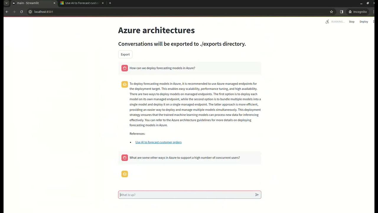 Retrieval Augmented Generation application for Microsoft Azure ...