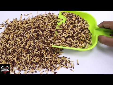 Havalı Kibritler İle Güçlendirilmiş Karton'dan Jet Araba!