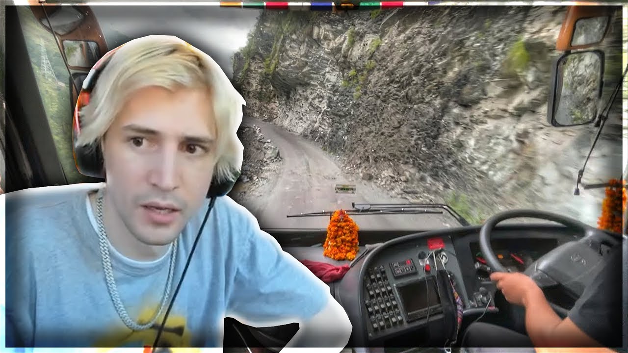 xQc reacts to Bus Driving in World's Most Dangerous Road (with chat ...