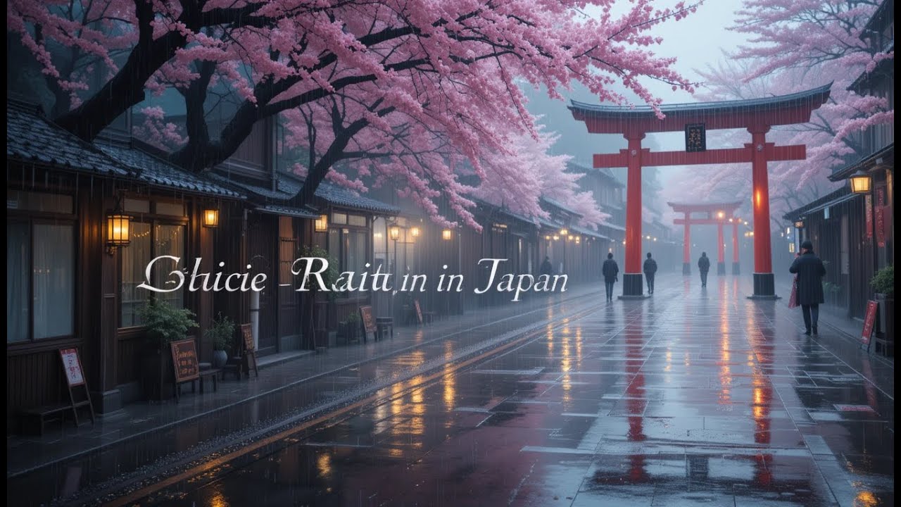 Zen Rain in Japanese Garden🍀 The Path to Peaceful Sleep😪, Stress Relief ...