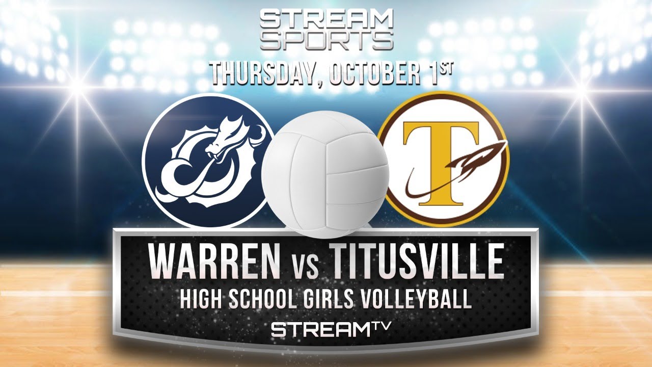 Titusville Rocket Volleyball 2020 vs Warren Dragons - YouTube