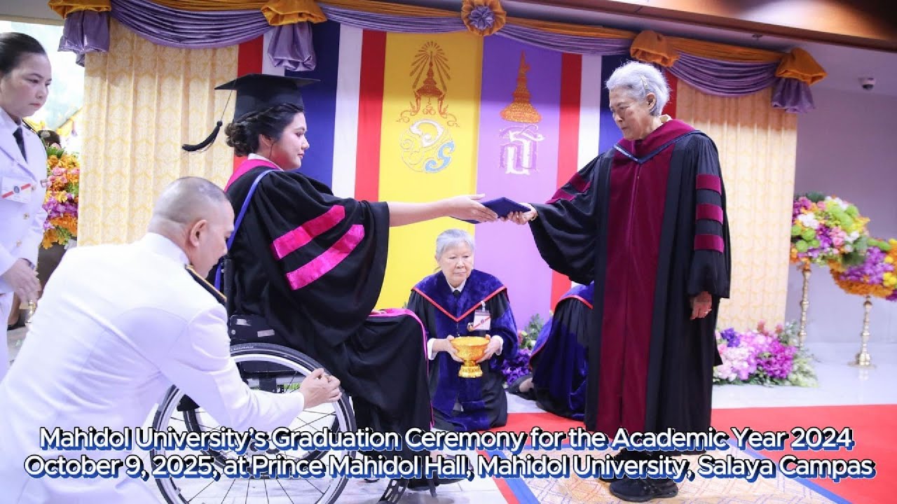 Mahidol University’s Graduation Ceremony for the Academic Year2024 9/10 ...