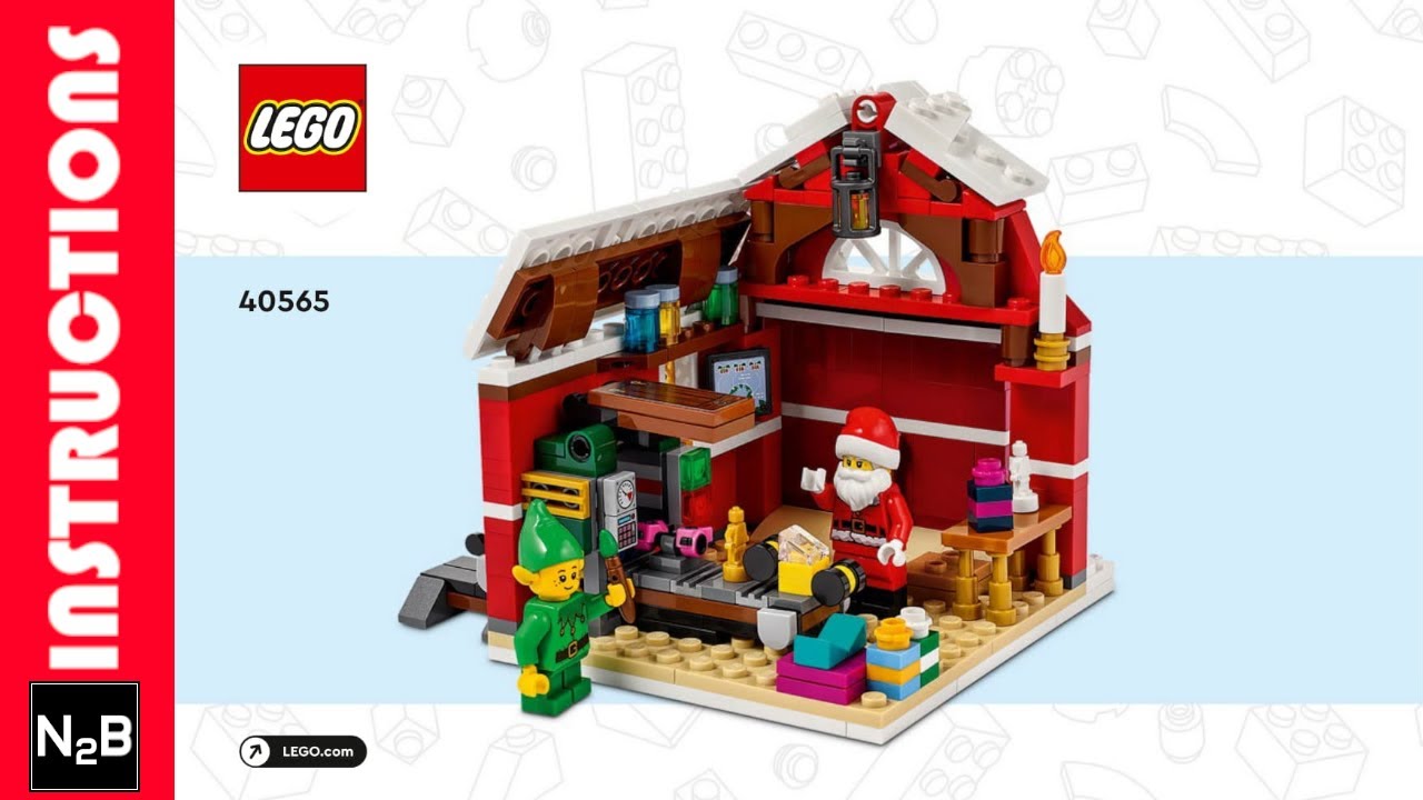 LEGO 40565 instructions - Promotional - Santa's Workshop - YouTube