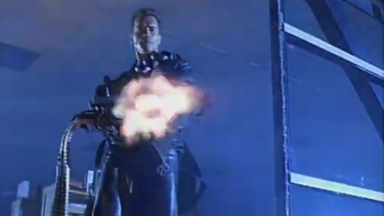Cyberdyne Systems Minigun Shootout - Terminator 2: Judgment Day ...