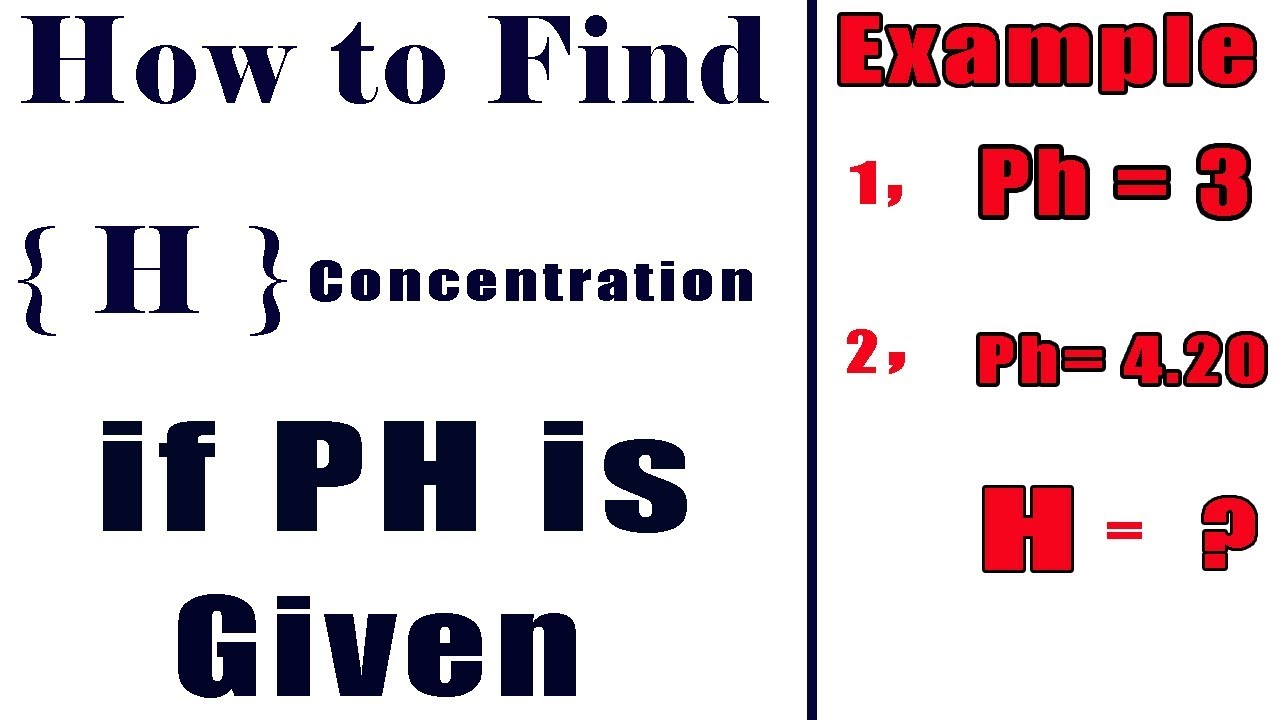 How To Find Hydrogen Ion Concentration From PH For All Students In how-to-find-hydrogen-ion-concentration-from-ph-for-all-students-in