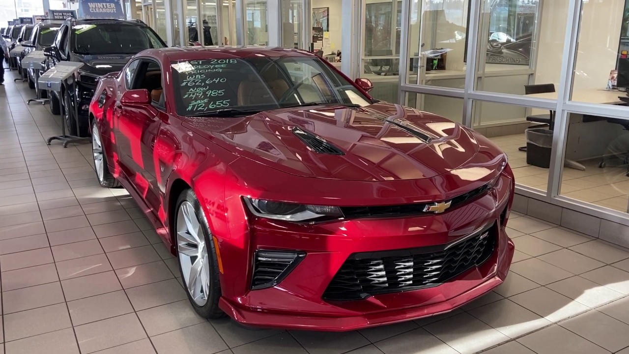 Brand New Red 2018 Chevrolet Camaro SS Review W/ Sunroof, Heated ...