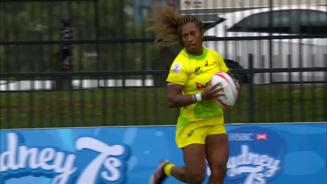 Ellia Green's Sydney 7's 2017 QF Try - YouTube