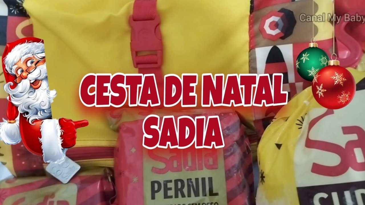 BOLSA DE NATAL DA SADIA 🎅 | O QUE VEM NO KIT DE NATAL DA SADIA? | CESTA ...