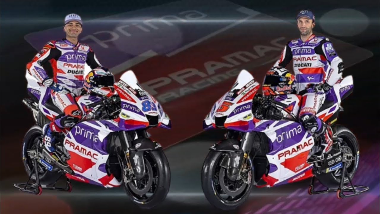 Pramac Racing Livery MotoGP 2023 Desmosedici GP23 Jorge Martin & Zarco ...