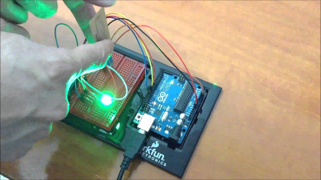 Arduino 10: LED RGB controlado usando un potenciómetro táctil (soft ...
