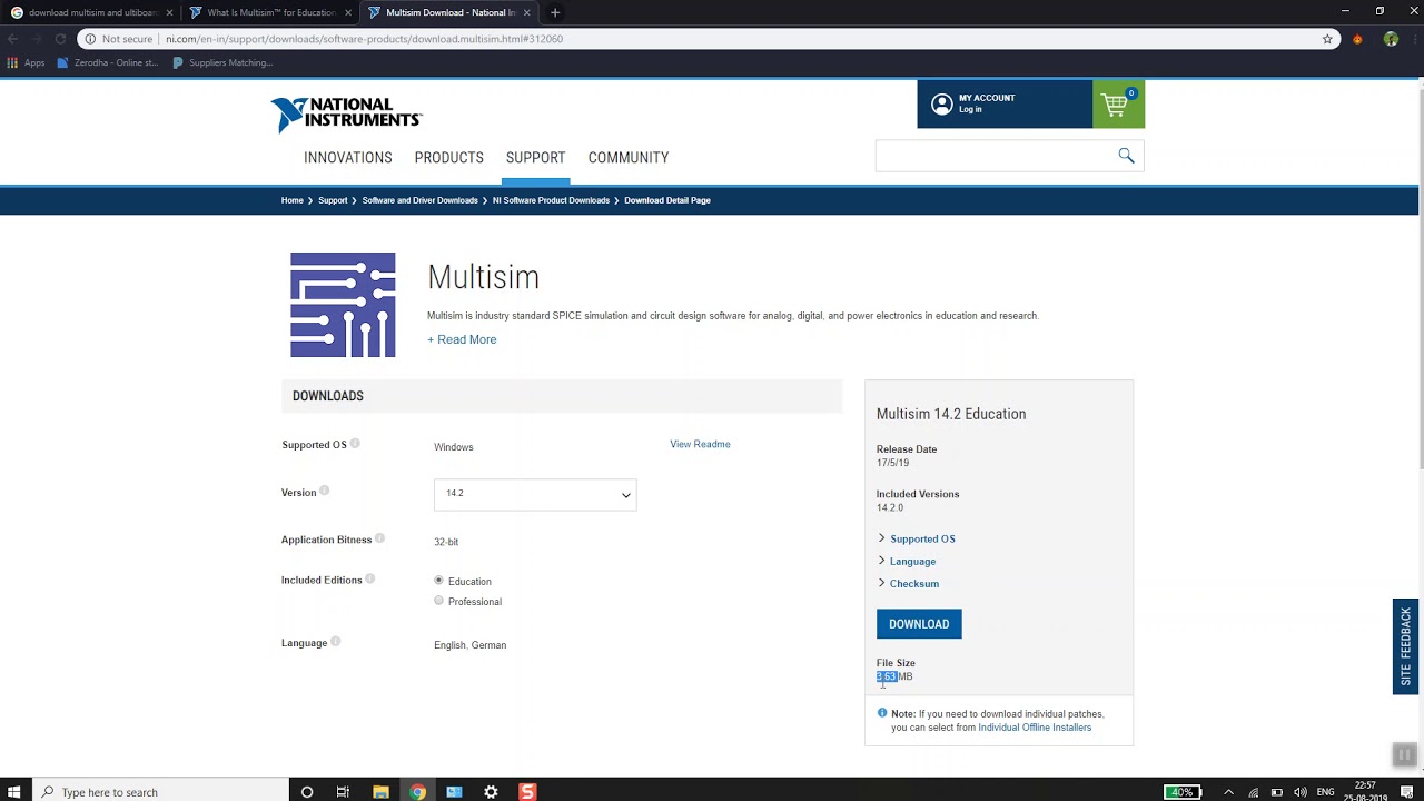 Multisim Ultiboard PCB Designing Tutorial 2 : Installation - YouTube