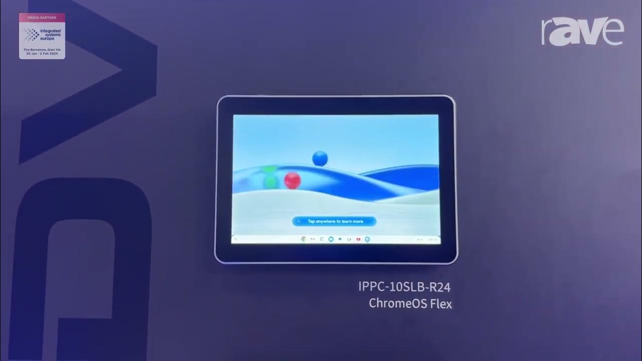 ISE 2024: ProDVX Europe Showcases IPPC-10SLB-R24 Intel Panel PC with Touch Capabilities - YouTube