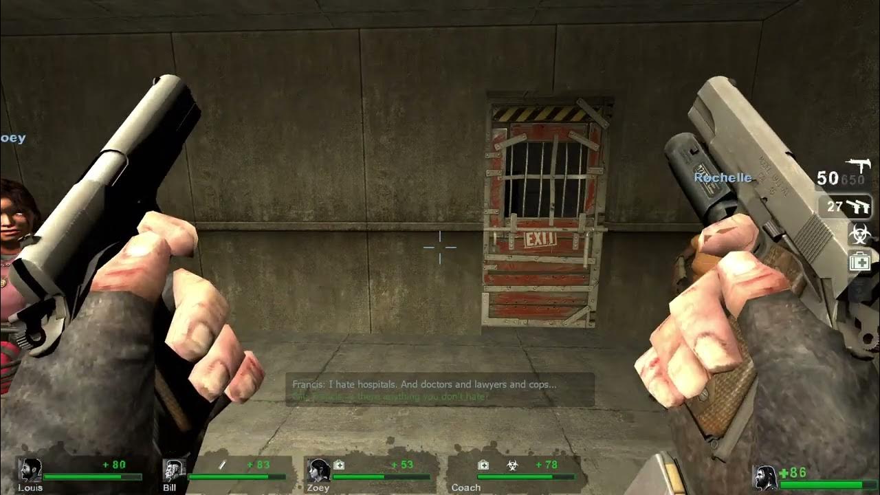 Left 4 Dead 2 - Custom Campaign The Woods With All 8 Survivors (L4D1 Beta Animations Read Below ...