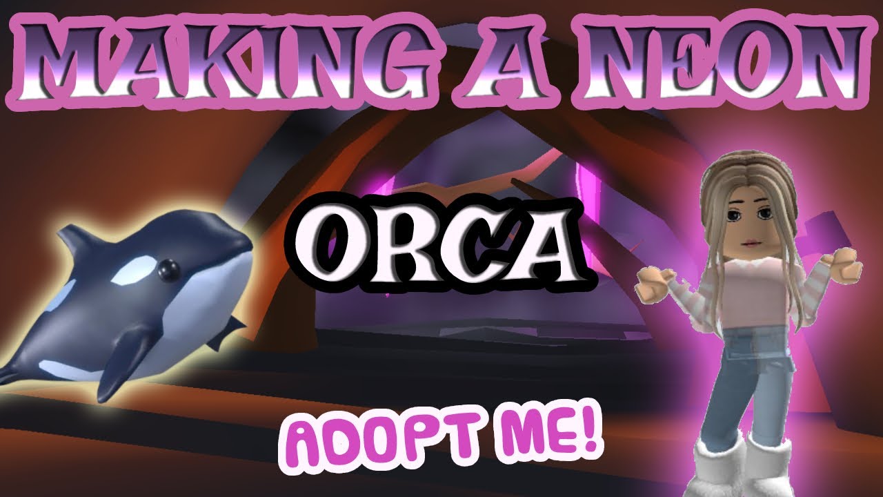Making a Neon Orca & Dressing It Up in Adopt Me! 🌊🐳 Cuteness & Style ...