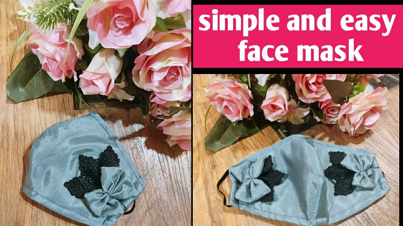 Home made DIY Face mask sewing tutorial, /turning face mask in to ...