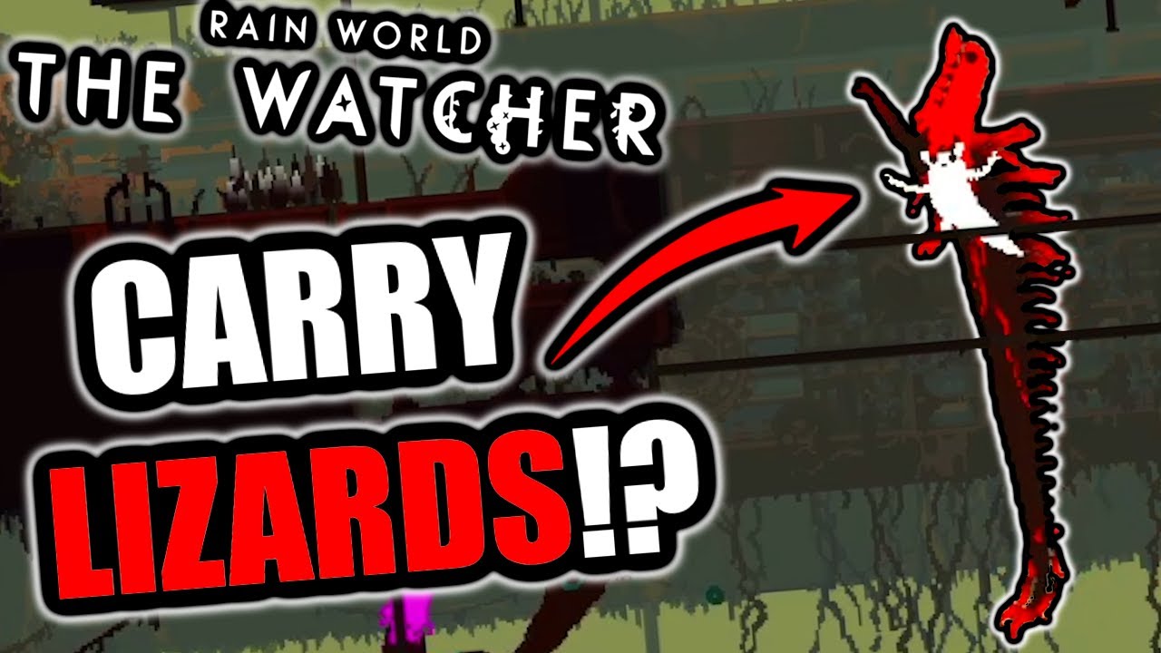 You HAVE To Try The PIGGYBACK LIZARDS Mod! 🦎 | Rain World Watcher - YouTube