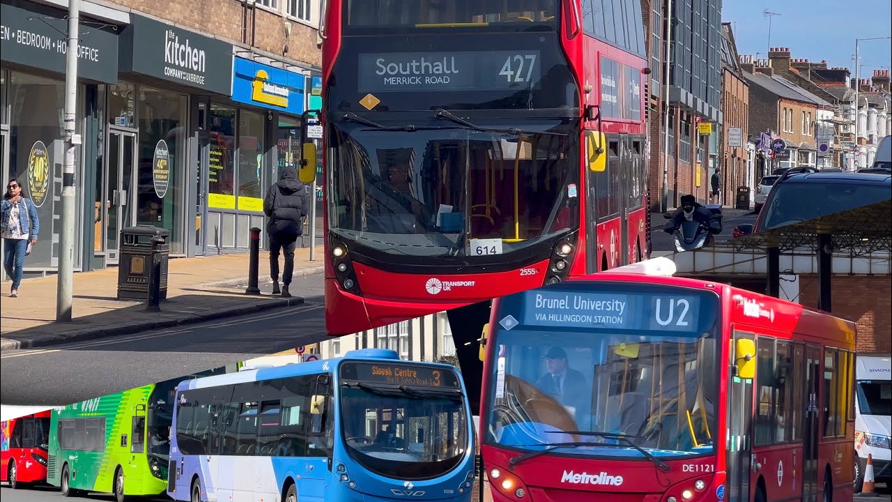 Buses in Uxbridge - YouTube