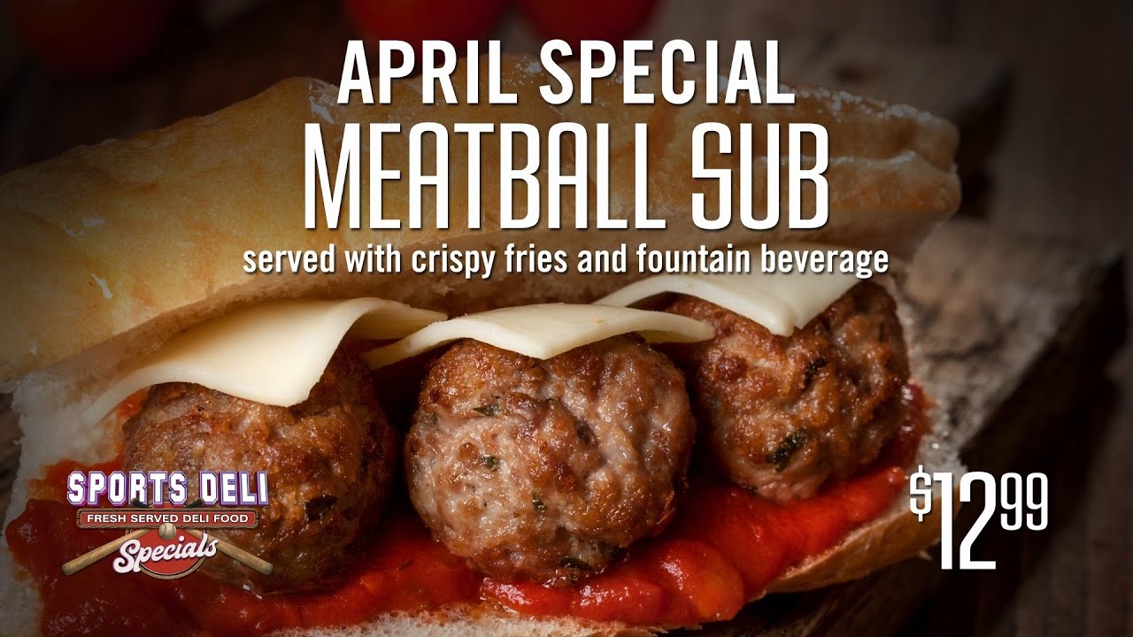 April Deli Special - Meatball Sub - YouTube