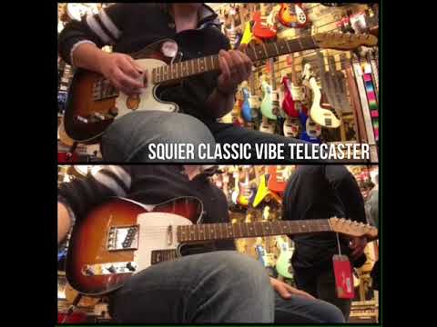 Fender Telecaster vs Squier Classic Vibe