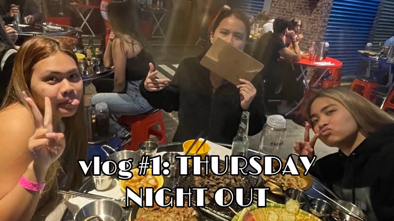 vlog #1: thursday night out | jozh aydell - YouTube