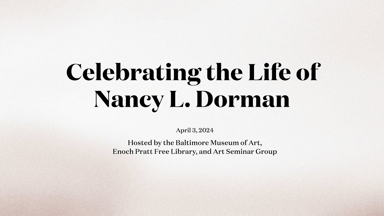Celebrating the Life of Nancy L. Dorman - YouTube