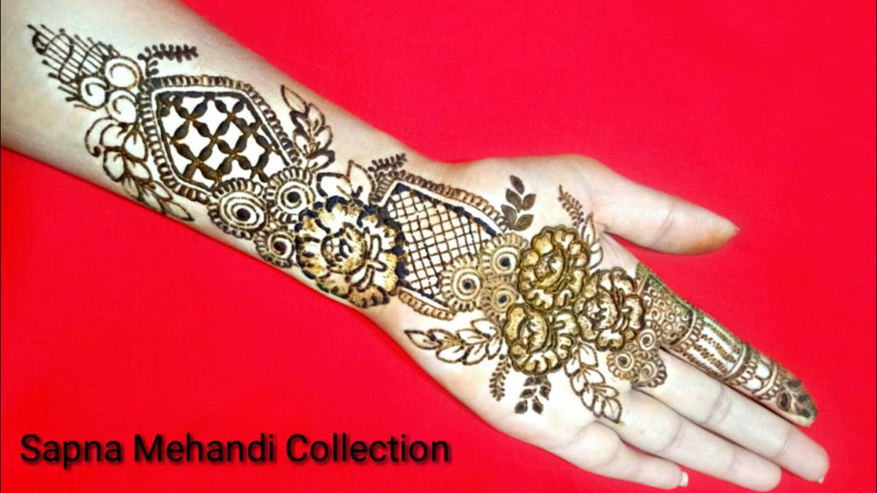 New Beautiful Arabic Mehandi Design|| Heena Mehandi Design|| # ...