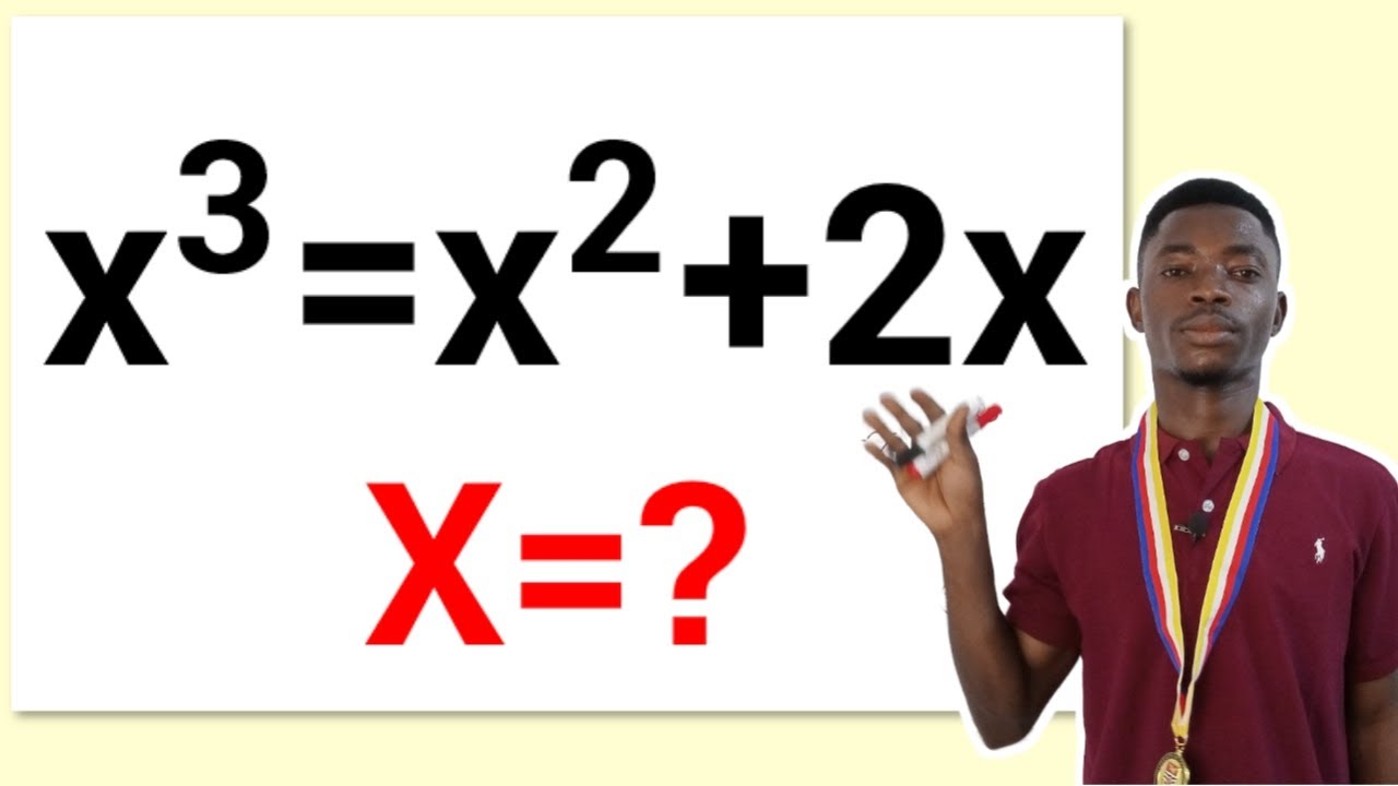 Nice Cubic Equation, Can you solve? - YouTube