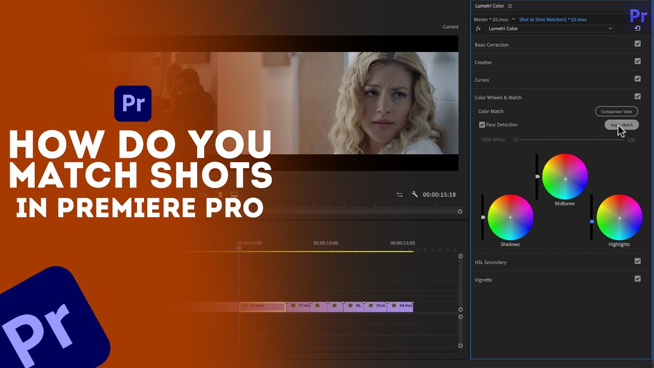 Premiere Pro Tutorial | Achieving Perfect Shot-to-Shot Matching in ...