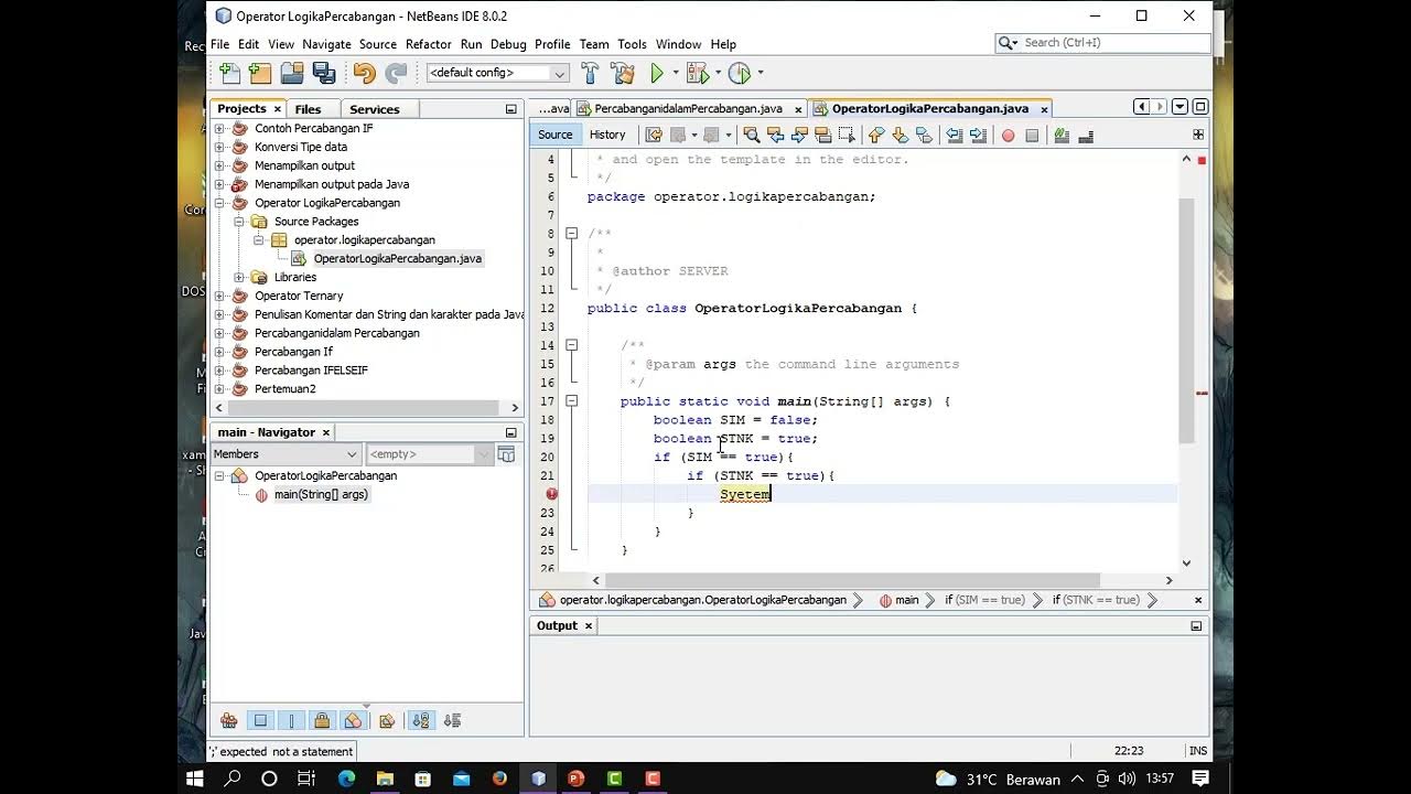 Operator Logika dalam Percabangan - YouTube