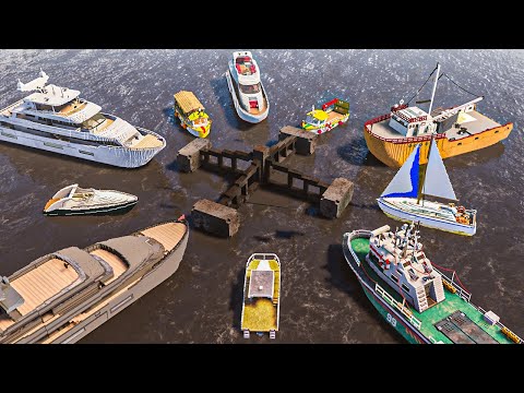 BOATS AND SHIPS VS LARGE SPINNER | TEARDOWN - YouTube