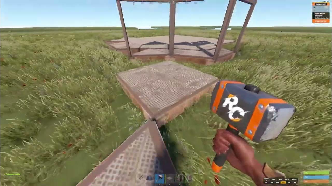 HOW TO ADD FREE HAND PEAKS/WIDEGAPS TO YOUR RUST BASE DESIGN! - YouTube