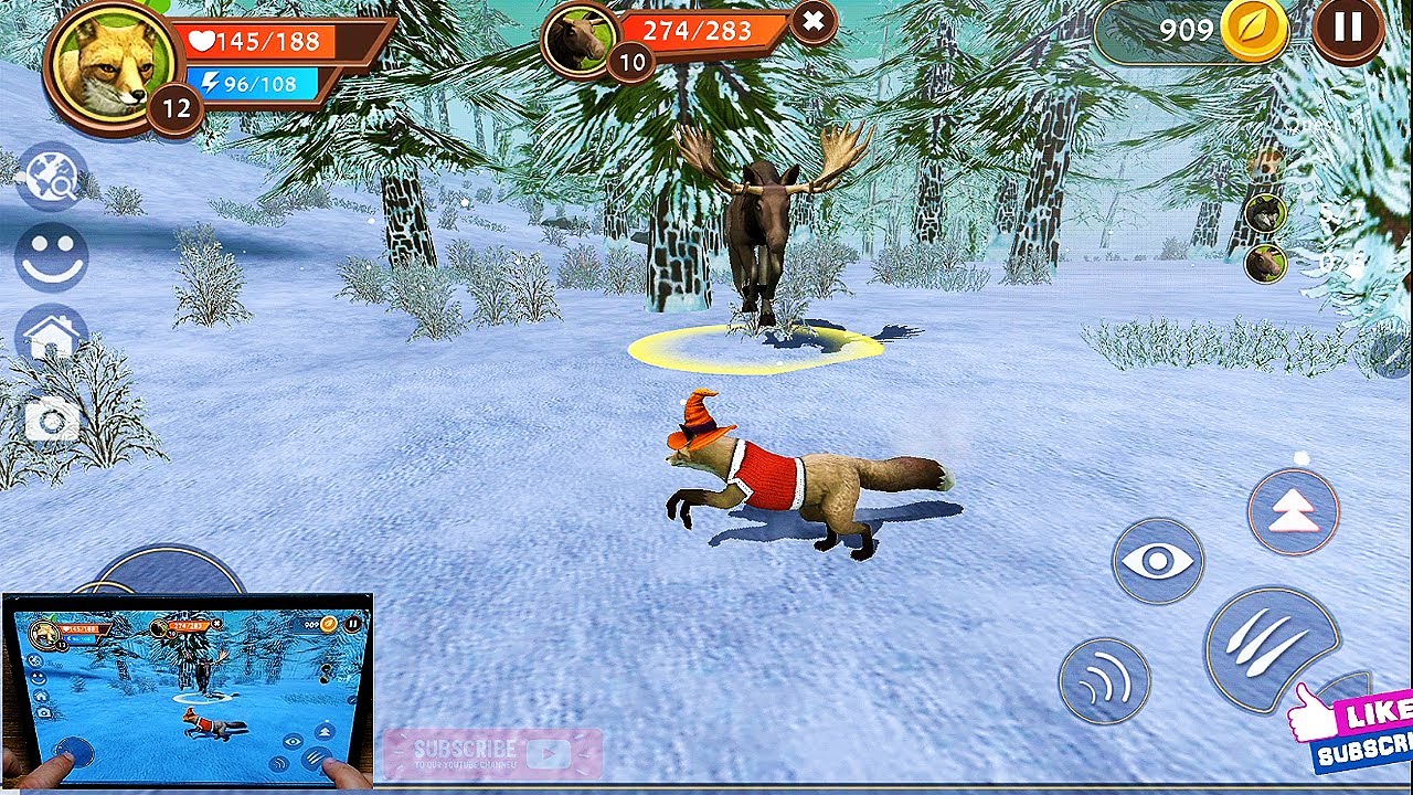 Wild Fox Sim 3D #LV12 # Wildcraft Wildlife Animal Simulator - Android ...