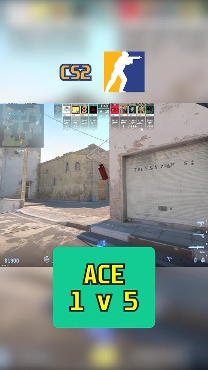 INSANE CS2 ACE 1v5 #csgo #cs2overpass #gaming #cs2 #cs2moments #funny #cs2ace #cs2highlights ...