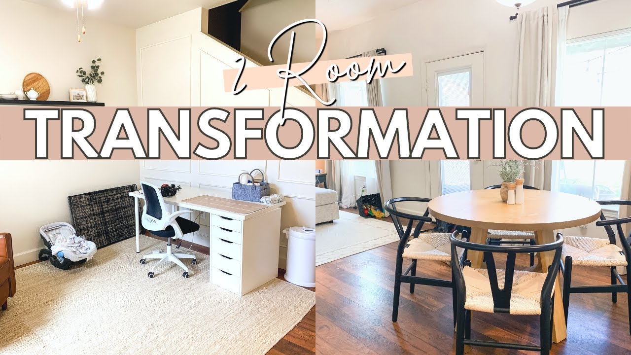 2 MAJOR ROOM TRANSFORMATIONS | diy room makeover progress, decluttering ...