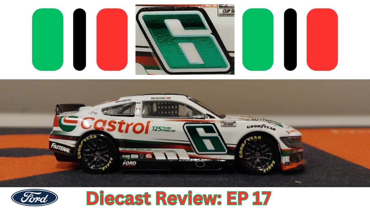 Nascar Diecast Review: Brad K's 2024 Castrol 125 Years Ford Mustang ...